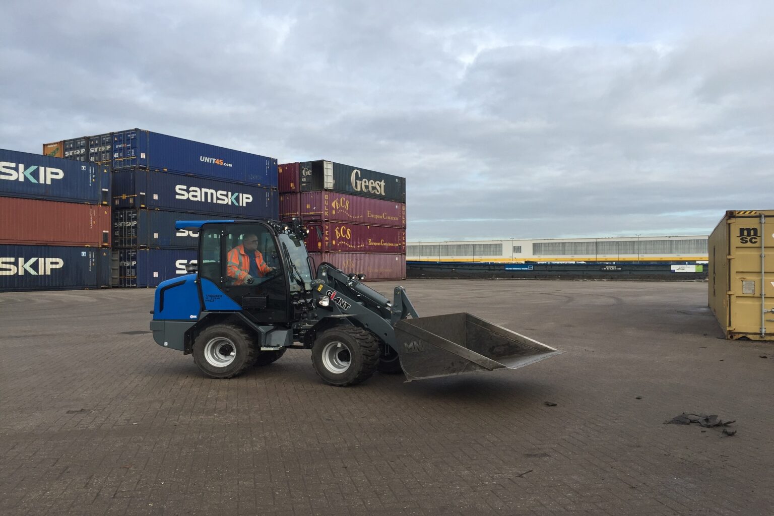 Transport combinatie container en bulk - Van Berkel Logistics